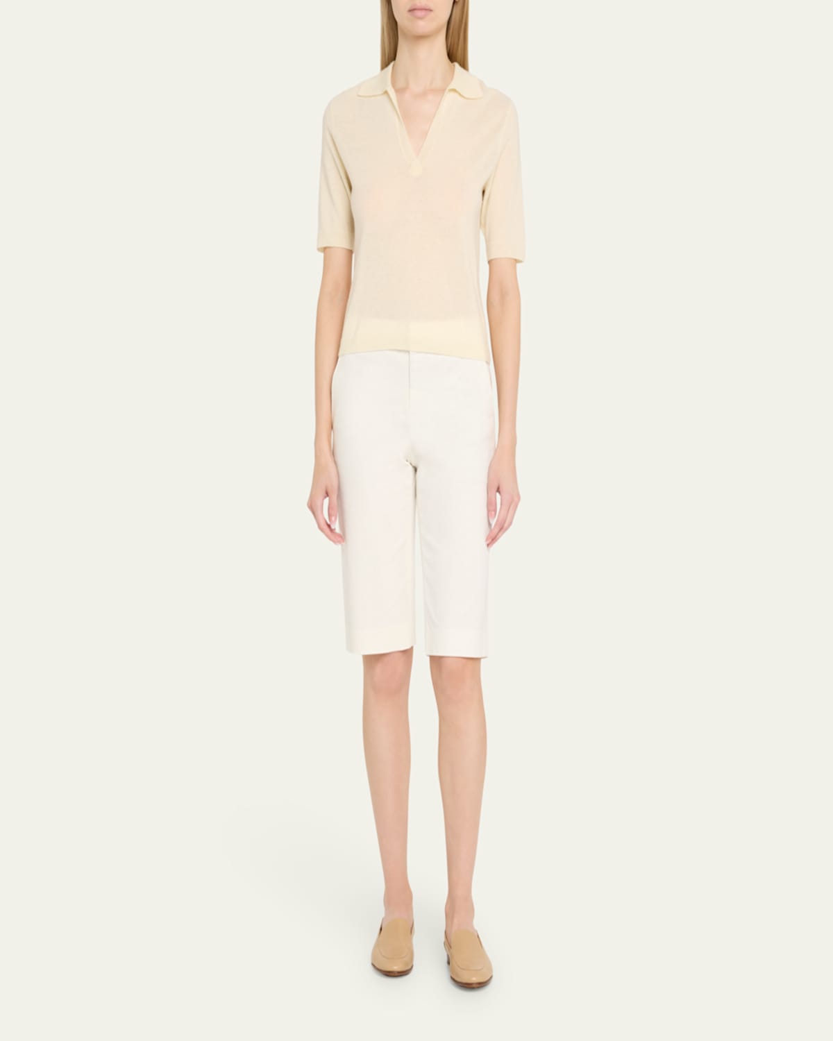 VINCE Vince Mid-Rise Chino Shorts